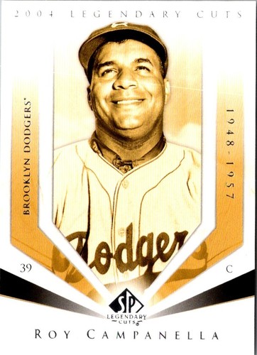 2004 SP Legendary Cuts Roy Campanella #105 Brooklyn Dodgers Baseball ...