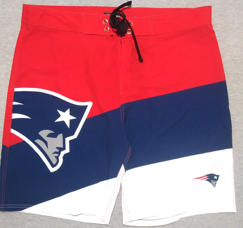 New England Patriots Board Shorts Mens 36 NFL Team Apparel Swim Trunks ...