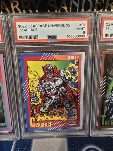 2022 CZARFACE Universe Series II All PSA Graded ‐ 6 Cards Total ‐ RARE ...