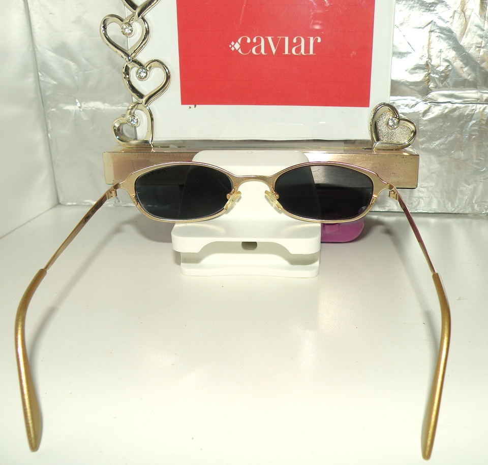 VTG NOS/NEW CAVIAR M 1700 C21 ITALIAN GLASSES W/ SWAROVSKI CRYSTALS BOX ...