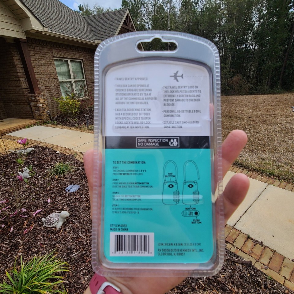 G Force Luggage Lock TSA Approved Green New in a Package | eBay