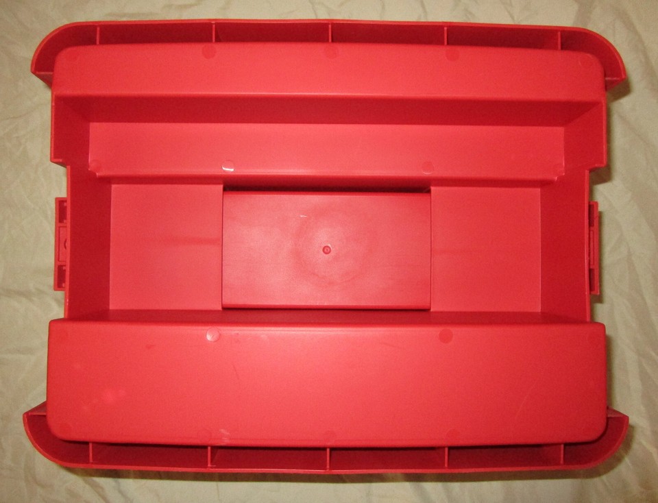 Vintage Craftsman Tool Box Plastic Compact Carryall Tote Organizer ...