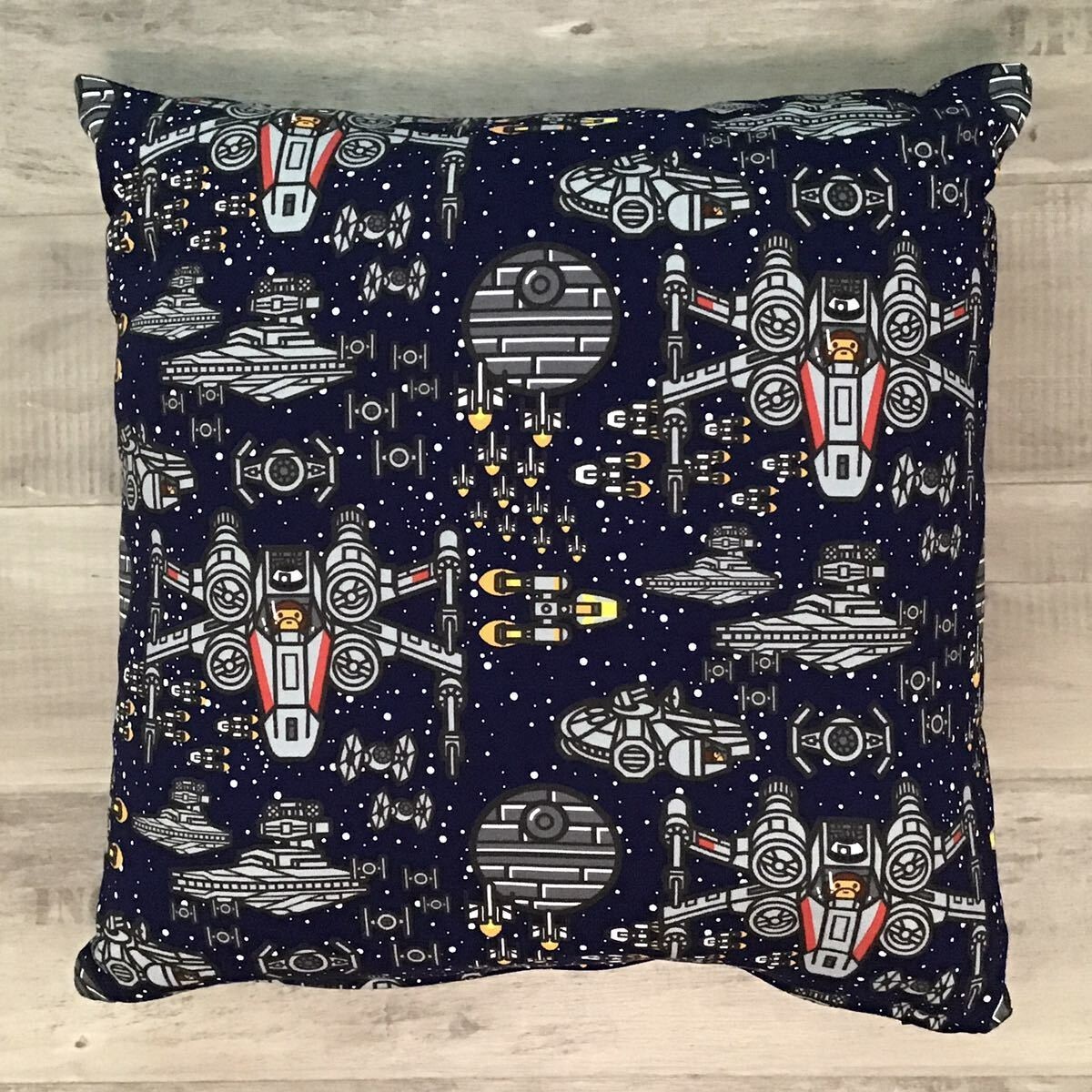 BAPE X Star Wars Milo Galaxy X-wing Pillow Cushion A Bathing Ape | eBay