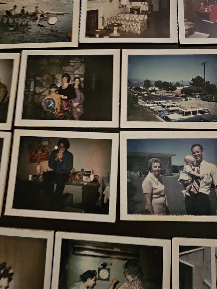 Lot of 60, Found Polaroids 1960's & 1970's, Family Photos, Great Lot ...