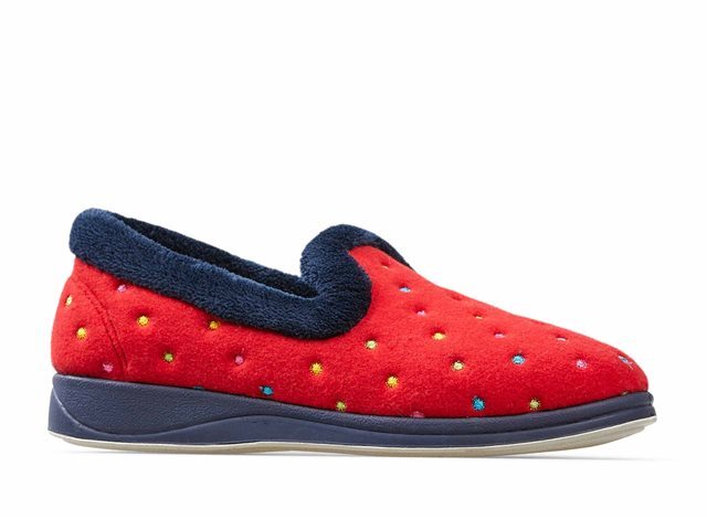 Padders Ladies Slippers 2E Wide Fitting Repose Carmen Boxed UK Size 3-9 ...