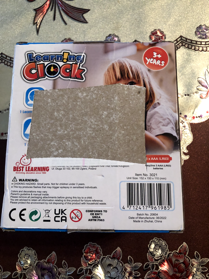 Best Learning Learning Clock Educational Talking Learn To Tell Time New ...