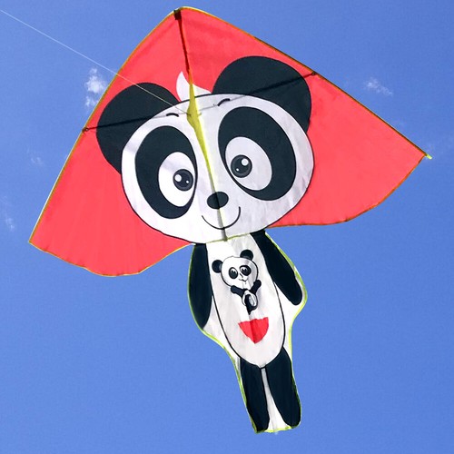 Triangle Panda cartoon animal kites Outdoor fun Sports Toys single line ...