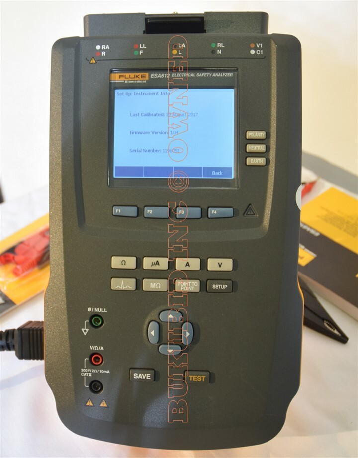 Fluke Biomedical ESA612 Electrical Safety Analyzer Tester 115V | eBay