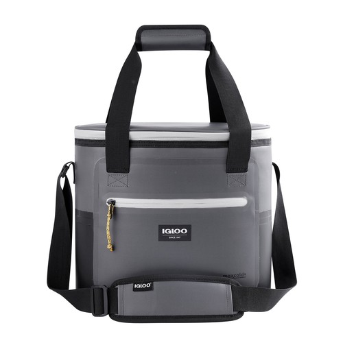 Igloo 18Can Overland Halo Soft Sided Cooler Gray 600D Polyester ...