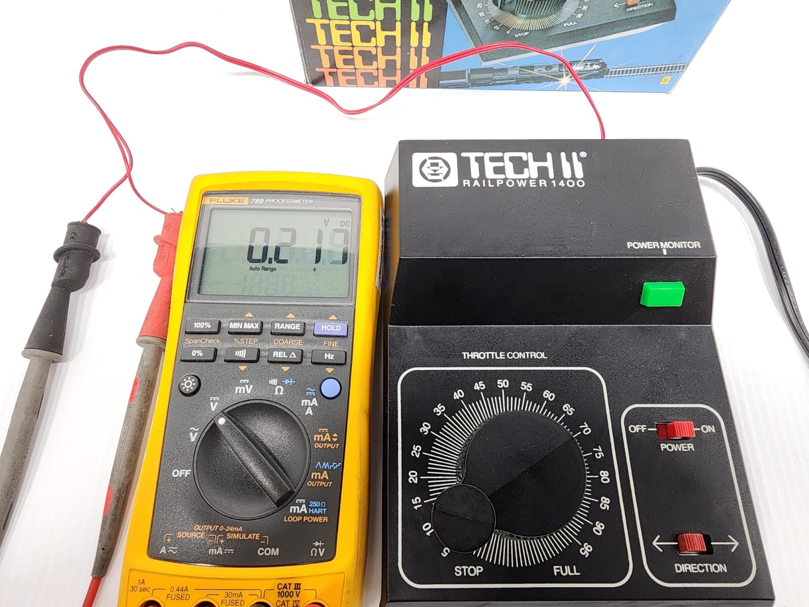 Vintage MRC Tech II 2 Railpower 1400 Model Train Control Hobby ...