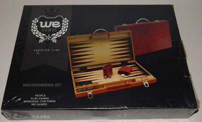 New Sealed We Games Premium Line Backgammon Set Game | eBay