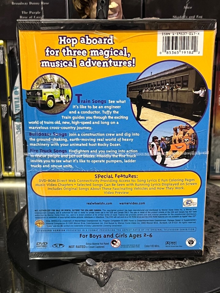 Real Wheels: Rockin' Real Wheels (DVD) Train Songs, Fire Truck Songs ...
