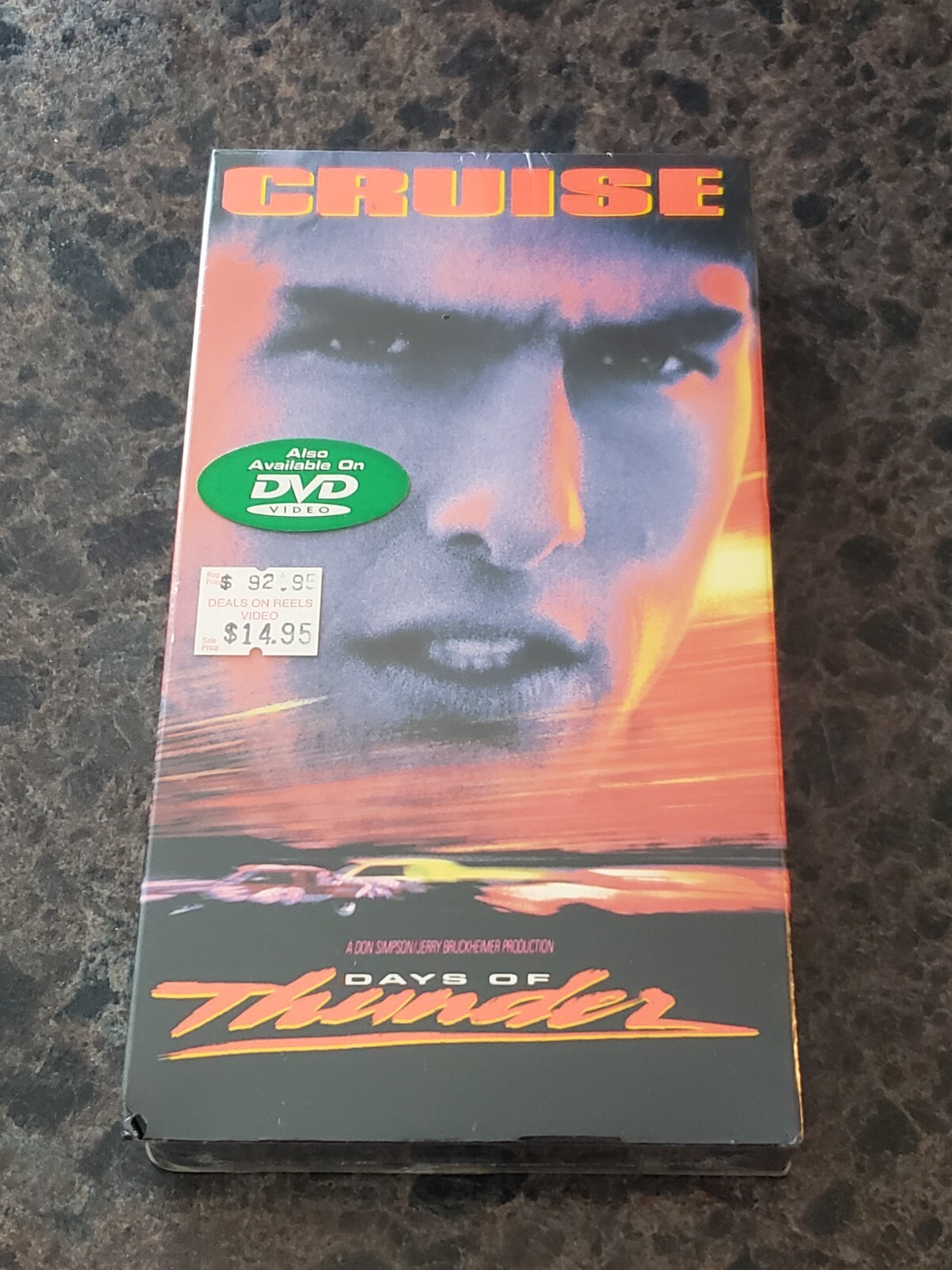 BRAND NEW Days Of Thunder (VHS; 1990) Tom Cruise RARE Sealed OOP ...