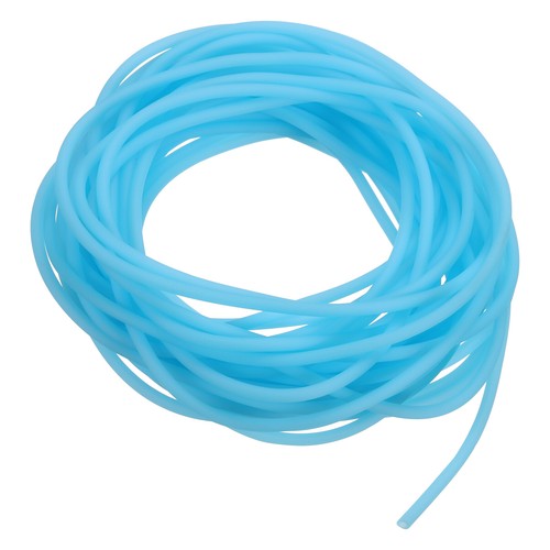 Rubber Cord Tube 33ft 3mm Dia 1.5mm Hole Sky Blue Hollow Tubing for DIY Craft | eBay