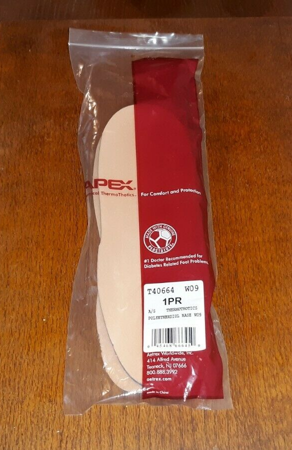 Apex Thermothotics Shoe Inserts Diabetes Foot Problems Comfort Women's ...