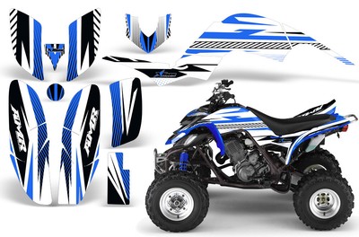 ATV Graphics Kit Sticker Decal for Yamaha Raptor 660 2001-2005 Teck ...