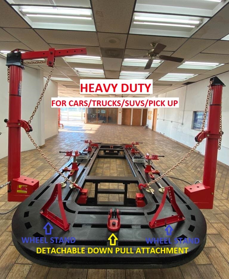 FREE SHIPPING NEW 18 FEET 2 TOWERS AUTO BODY SHOP FRAME MACHINE ...