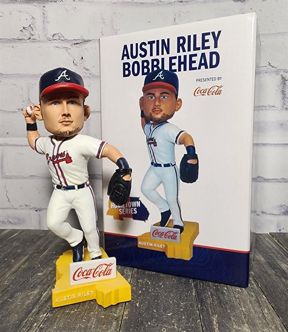Austin Riley 2023 Atlanta Braves HOMETOWN Bobblehead SGA | eBay