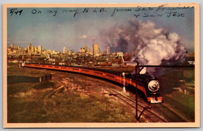 Southern Pacific Railroad "Noon Delight" San Francisco CA - 1940s ...