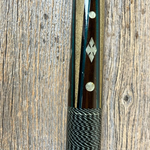 Vintage Players Edge Pearl Inlay Pool Cue 2 Piece 1990 Taiwan Case 18oz ...