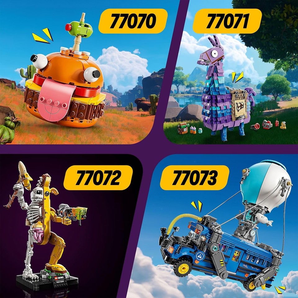 LEGO Fortnite Peely Bone Figure Set, Video Game Character Model Kit for ...