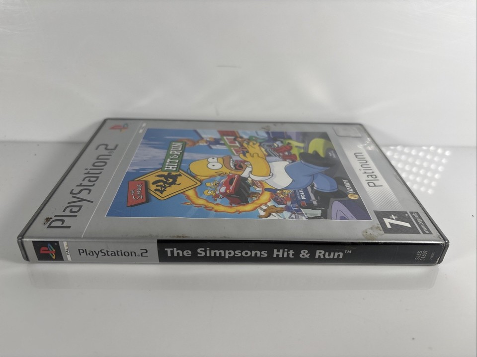 The Simpsons Hit & Run PlayStation 2 PS2 Game Platinum | eBay