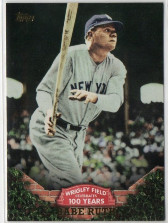 Babe Ruth 2016 Topps Wrigley Field Celebrates 100 Years Insert Card # ...