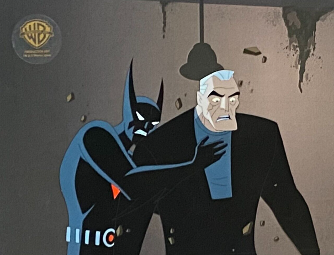 BRUCE TIMM rare BRUCE & BATMAN cel B5 SHRIEK Batman Beyond BTAS WB COA ...