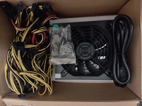 HVVH 20+4 Pin Silent Noise Reduction Miner/PC GPU ATX 1600W Power ...