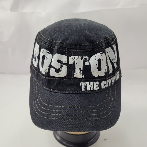 Robin Ruth The City of Boston Men's Baseball Cap Hat Hook & Loop Black ...