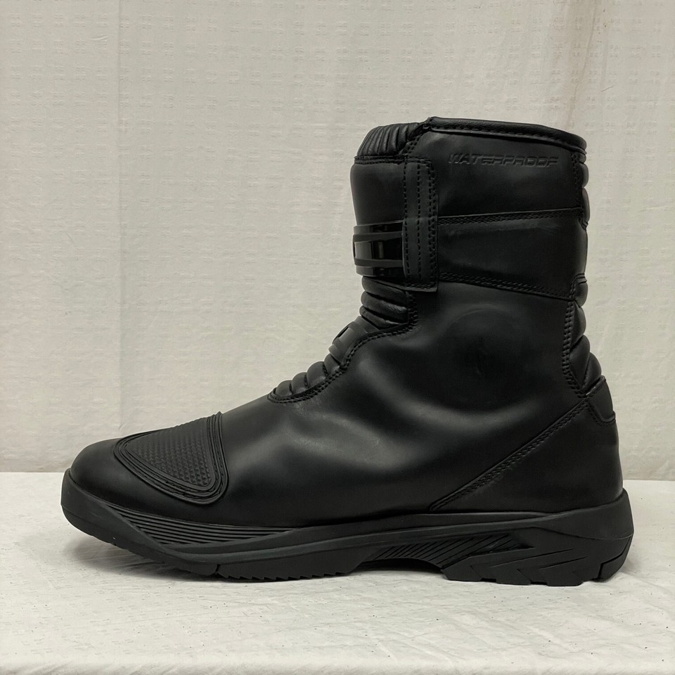 Kore Columbia Mid Adventure Motorcycle Riding Boots Black Size EU 45 US 12 | eBay