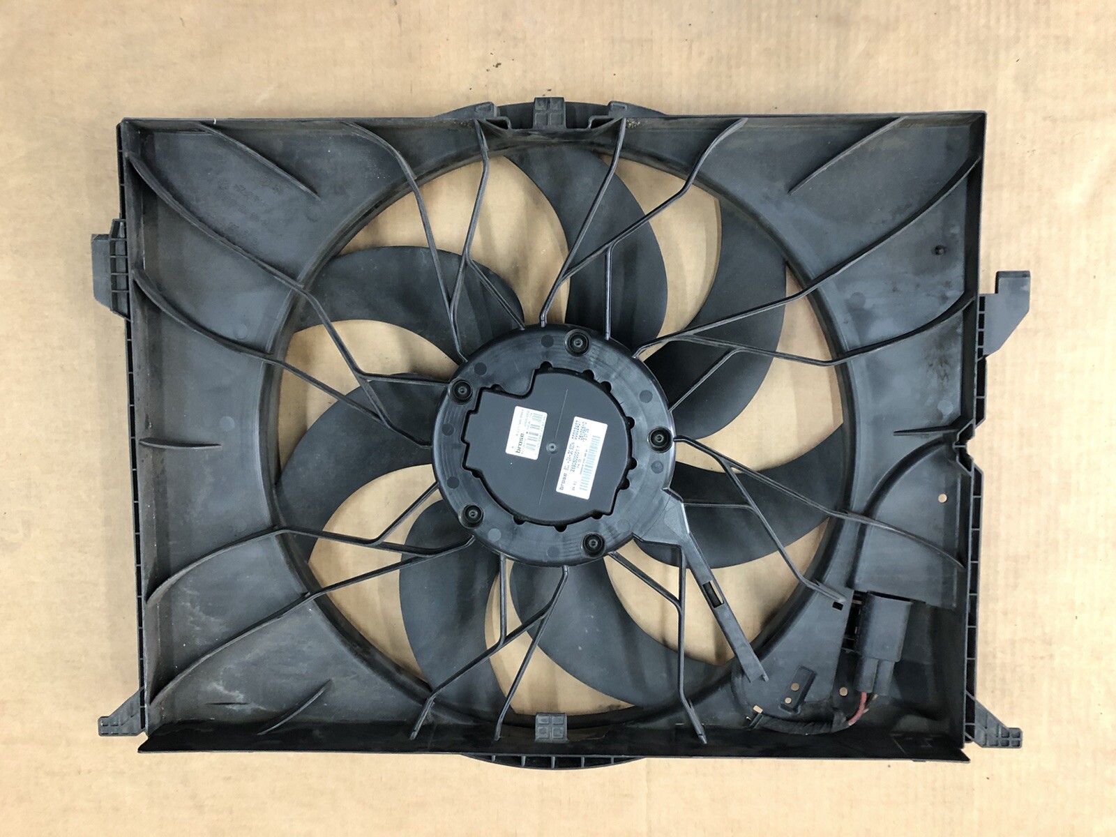 2007-2011 Mercedes S Class W216 W221 Cooling Fan Asembly A2215001193 ...