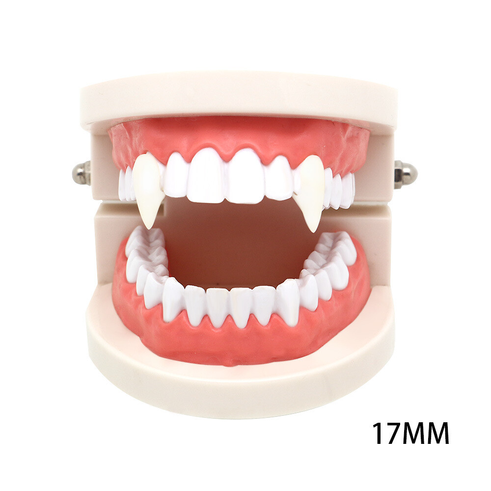 Halloween Vampire Teeth Fangs Dentures Cosplay Makeup Props Costume ...