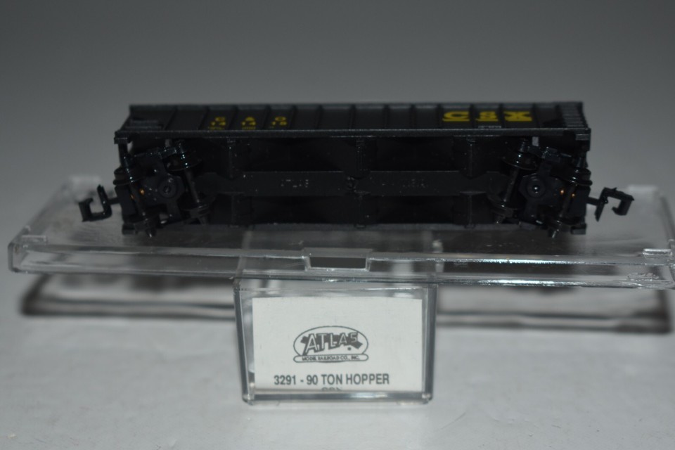 N Scale Atlas 3291 CSX 3-Bay Hopper with Load 141415 C44134 | eBay