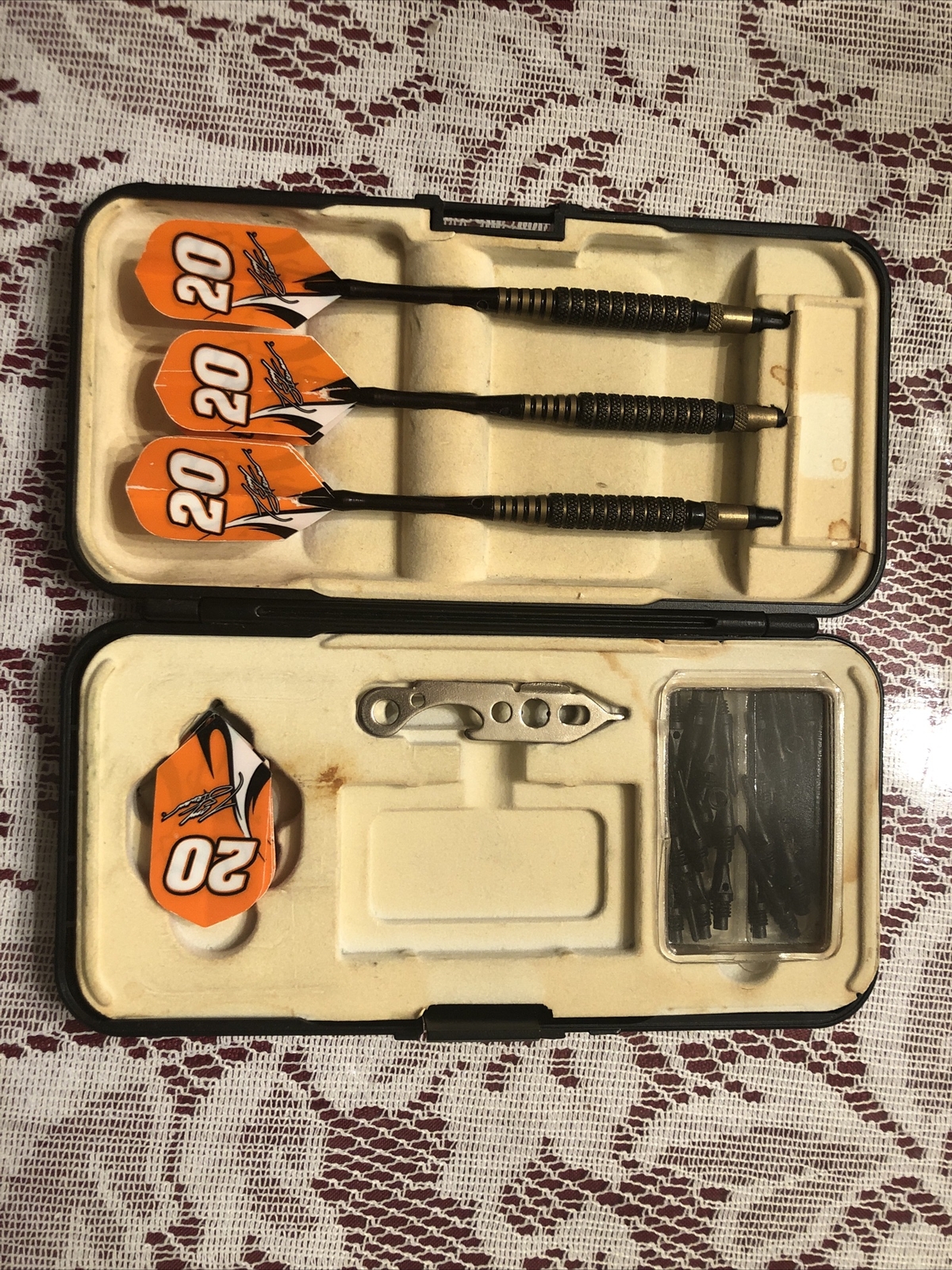 NASCAR #20 tony stewart dart kit Set Set Of 3 Darts Replaceable Tips ...