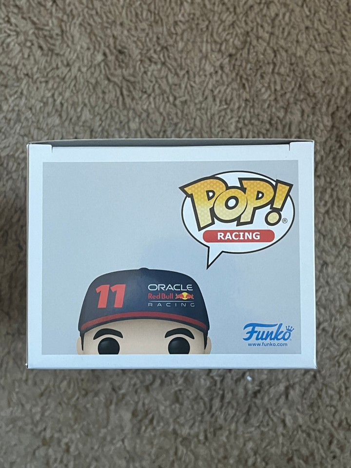 Sergio Perez signed Funko Pop JSA COA Rare F1 Red Bull Auto Checo Z1625 ...