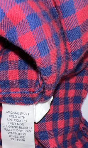 Vineyard Vines Whale Button Down Long Sleeve Flannel Shirt Men M Blue ...