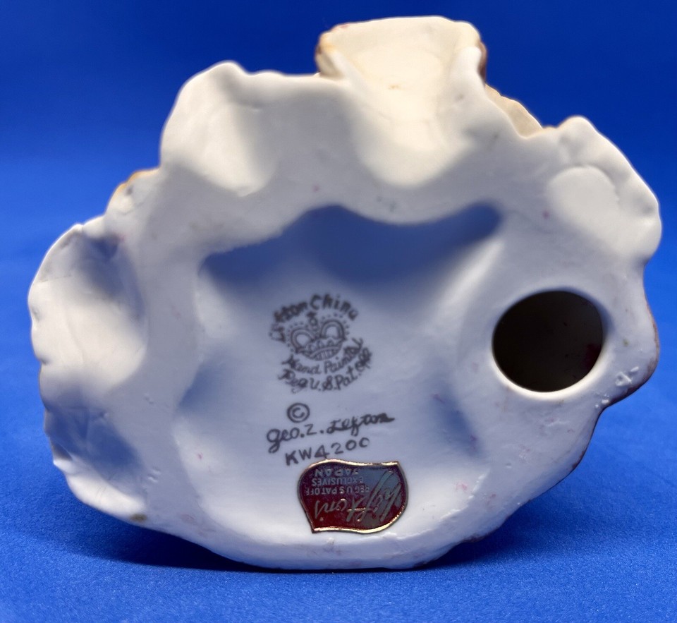 Geo. Z. Lefton Porcelain March Girl Of The Month #KW4200 Lefton ...