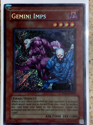 Yugioh Gemini Imps PP01-EN005 Secret Rare | eBay
