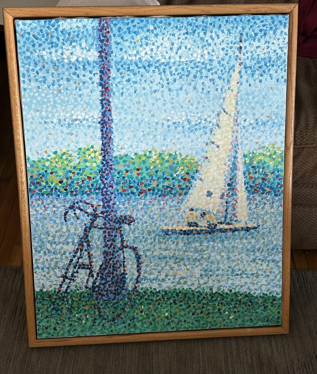 Pointillism Seascape