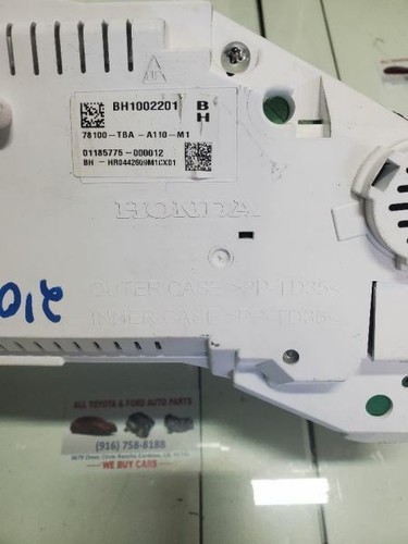 2019-2020 HONDA CIVIC SPEEDOMETER 78100-TBA-A110 | eBay
