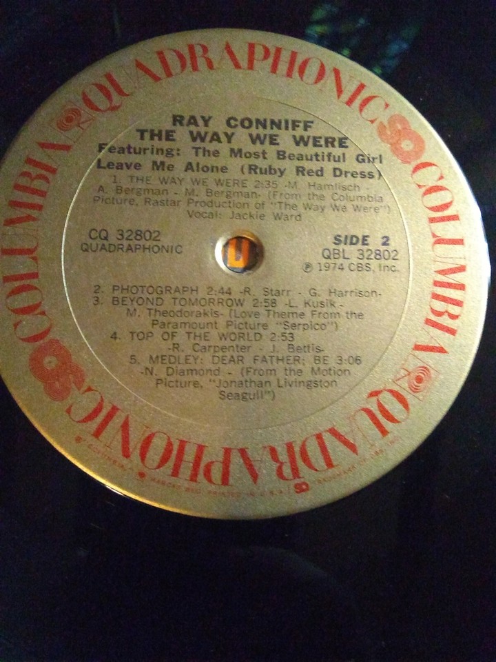 Ray Coniff, The Way We Were ~ 1974 Columbia quad LP | eBay