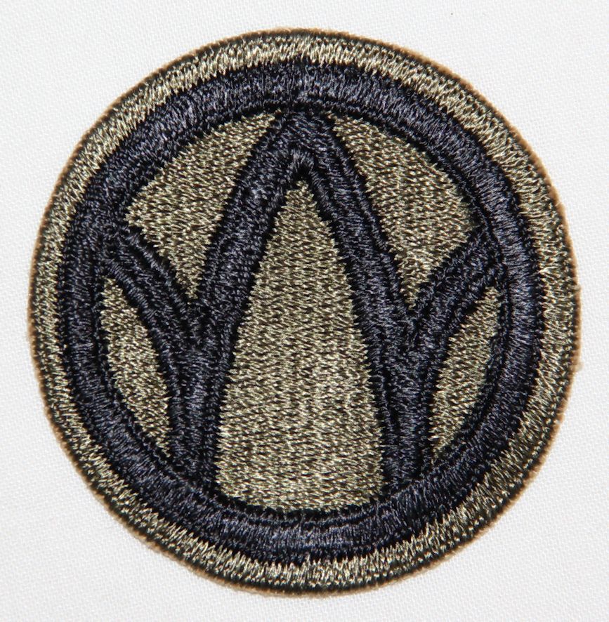ORIGINAL WWII 89TH INFANTRY DIVISION PATCH, NICE WHITE BACK | eBay