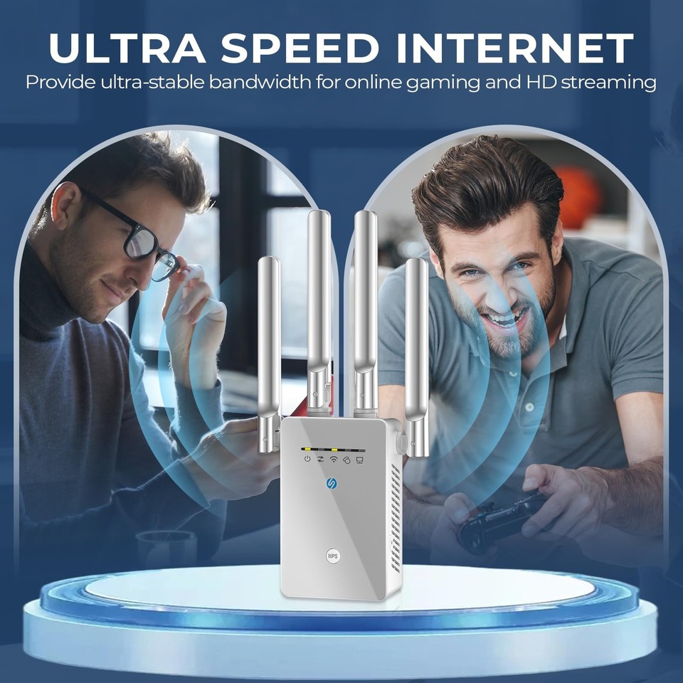 2025 Best WiFi Extender Signal Booster - 6X Faster Internet Extender ...