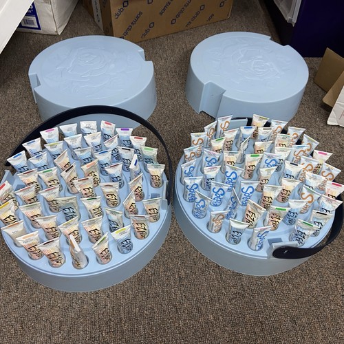 Vintage Lot Of 96 Tri-chem E-zflo/Softly Flo Fabric Paints With 2 Rose ...