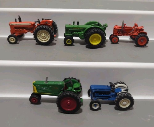 ERTL Miniature Die Cast Tractor Lot Of 5 Tractors 1/64 Scale | eBay