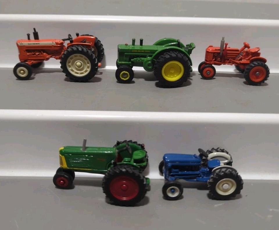 ERTL Miniature Die Cast Tractor Lot Of 5 Tractors 1/64 Scale | eBay
