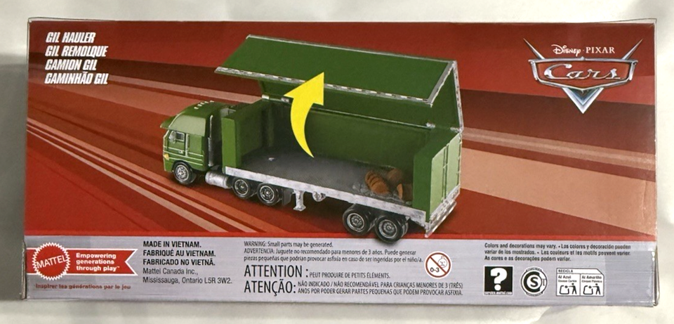 Disney Pixar Cars GIL HAULER ~ Peterbilt Cab ~ Green ~ NIP | eBay