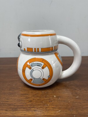 Star Wars Lucasfilm Cute BB-8 Droid Lightweight Ceramic Mug White 2.25 ...