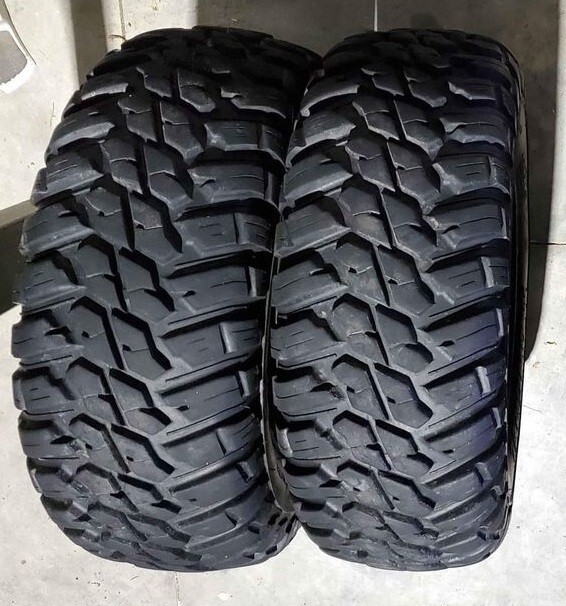 Set of 4 ATV SxS tyres. Kanati Mongrel 2 of 27x9 R12 and 2 of 27x11 R12 ...